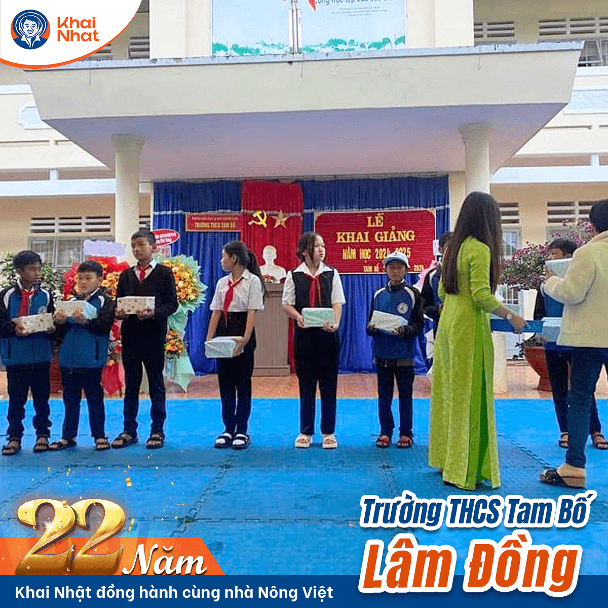 Tổng Kết Chương Trình Thiện Nguyện "Cùng Em Đến Trường" - Khai Nhật