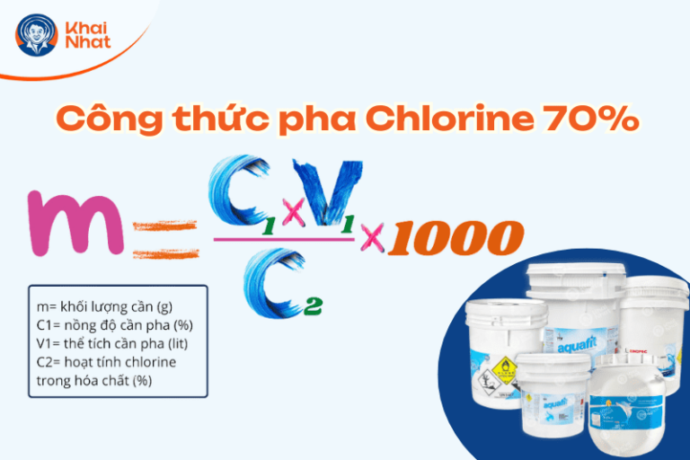 Clorin là gì? Sử dụng Clorin trong xử lý nước thải hiệu quả - Khai Nhật