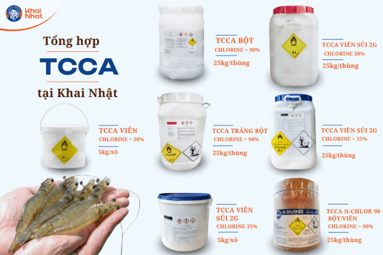 Tổng hợp các loại TCCA giá tốt đang có tại Khai Nhật - Khai Nhật