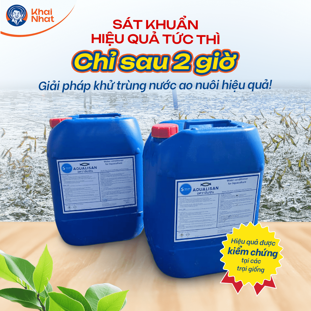 Chuyện thật tại ao nuôi - Giảm mạnh Vibrio nhờ dùng Aqualisan từ đầu vụ